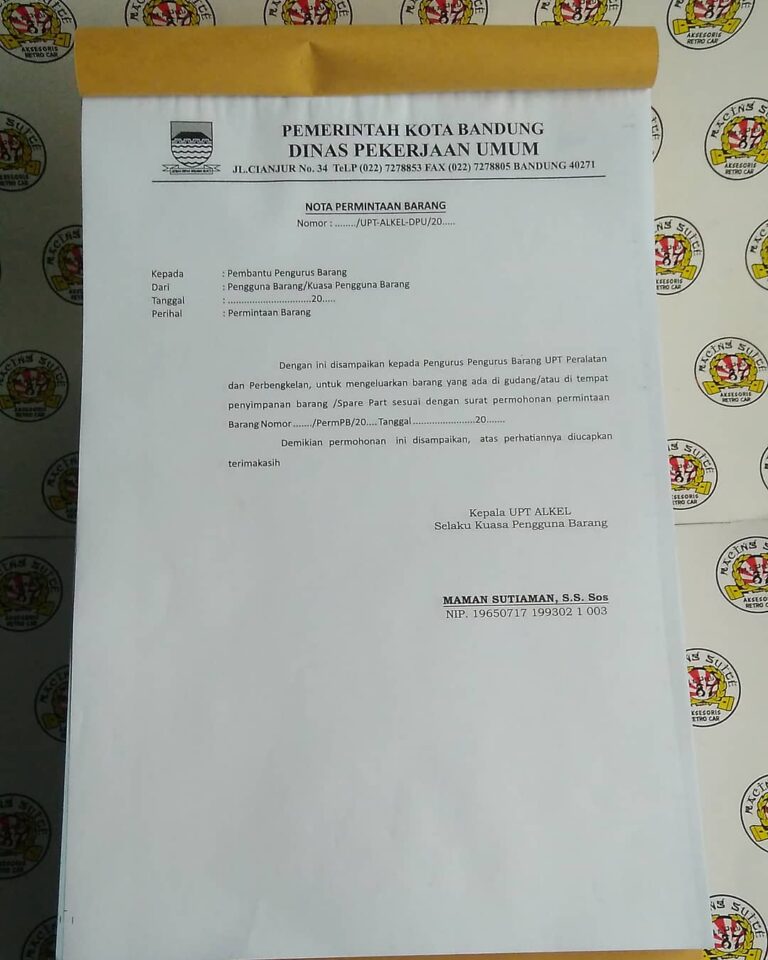 Contoh Cara Membuat Surat Dinas Dan Hal Yang Harus Diperhatikan