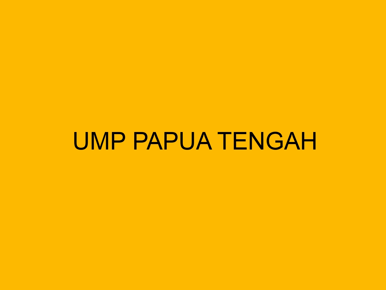 Ump Papua Tengah