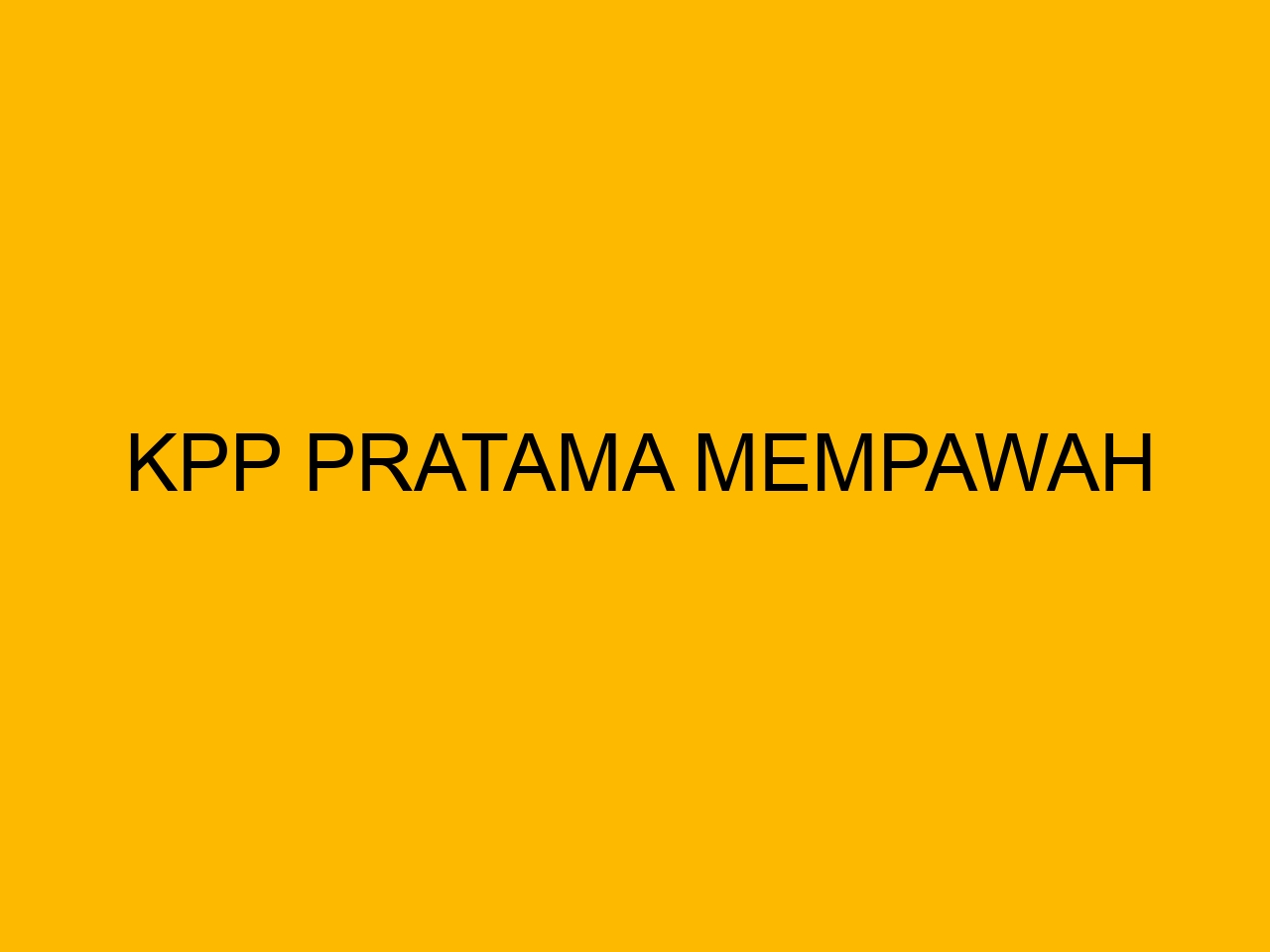 Kpp Pratama Mempawah